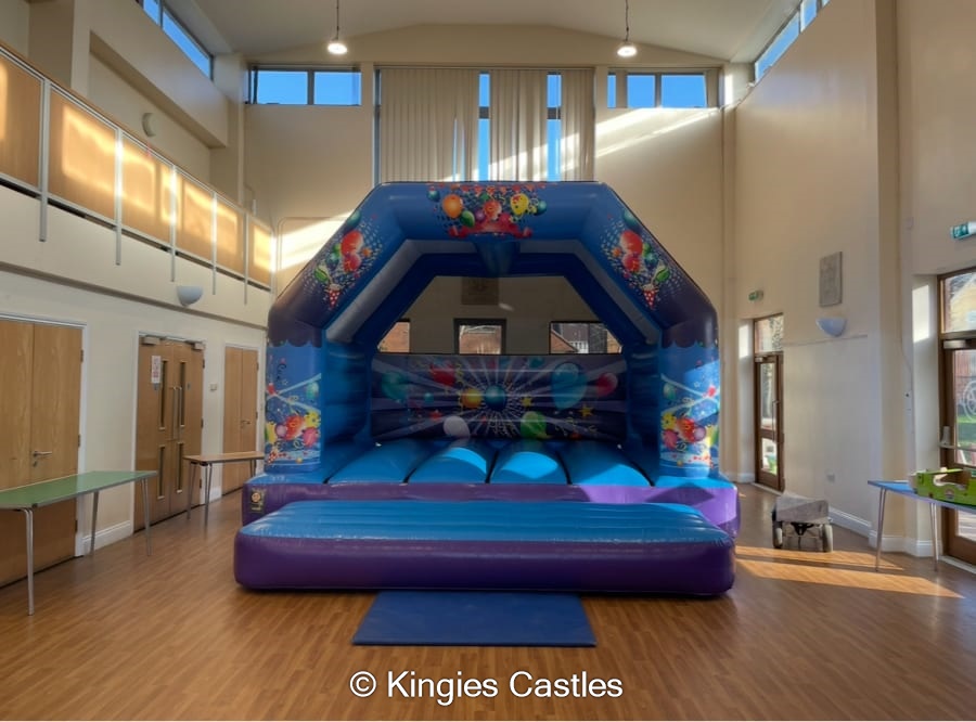 15x15 adults blue partytime bouncy castle
