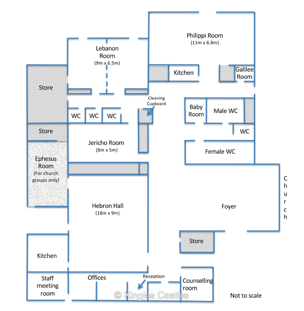 Christ Church Purley Hall Hire, kingies Castles Bouncy Castle hire
