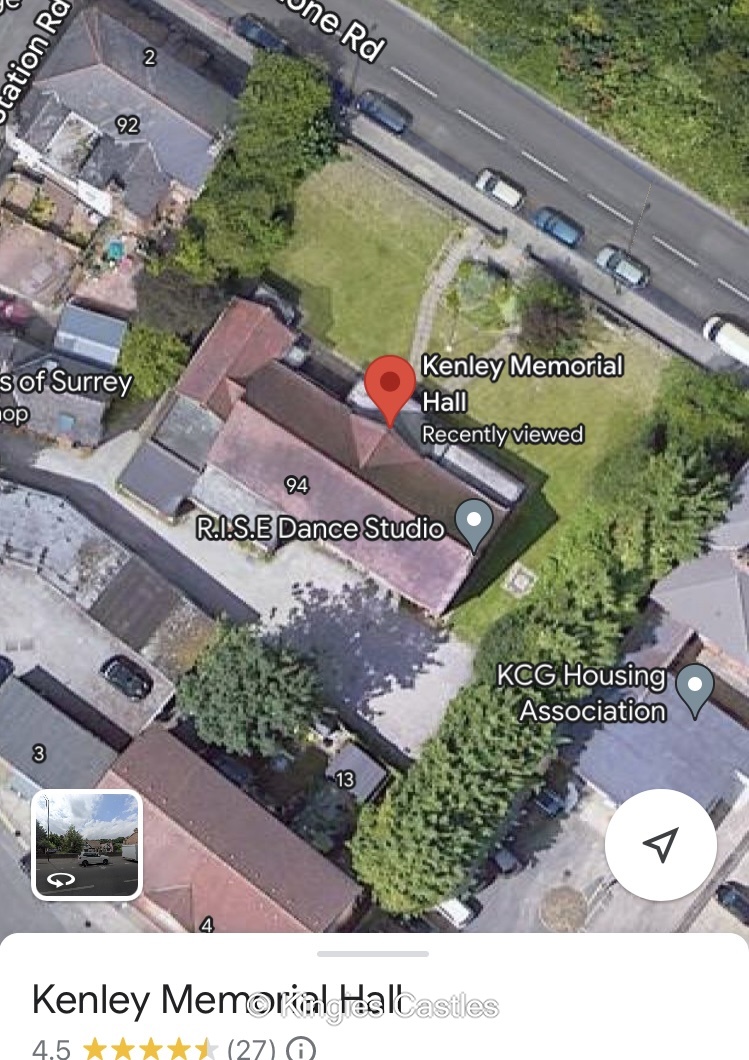 Kenley memorail hall hire kingies castles bouncy castle hire