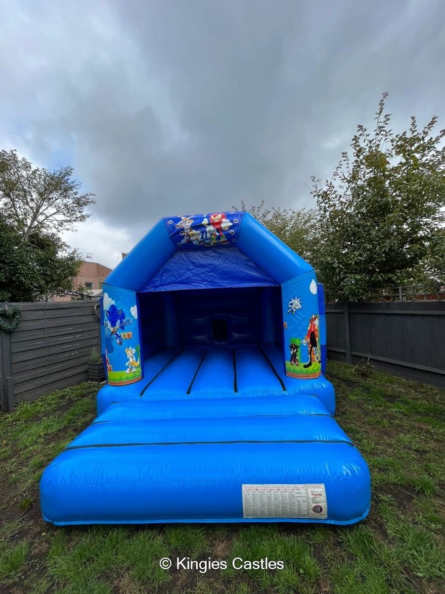 Sonic bouncy castle kingies castles bouncy castle croydon
