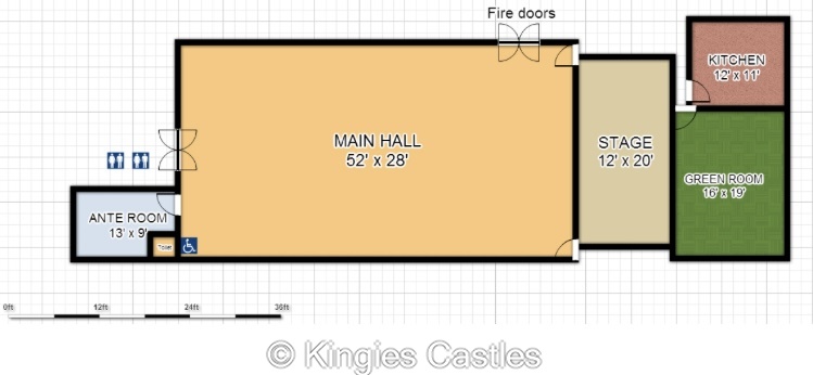 Warlingham Church Hall venue/hall hire kingies castles